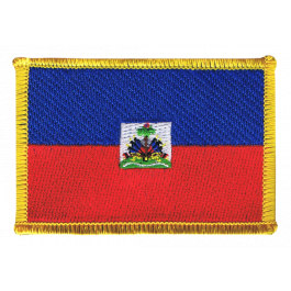 Ecusson brodés/patch Haïti à bas prix - maison-des-drapeaux.com