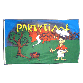 Drapeau Party barbecue à bas prix - maison-des-drapeaux.com