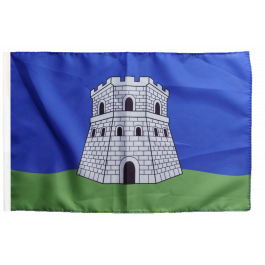 Drapeau France Bastia avec ourlet - maison-des-drapeaux.com