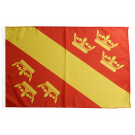 Drapeau France Haut-Rhin avec ourlet - maison-des-drapeaux.com